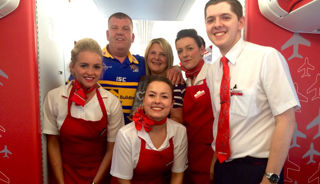 Amanda says I do, with some help from Jet2