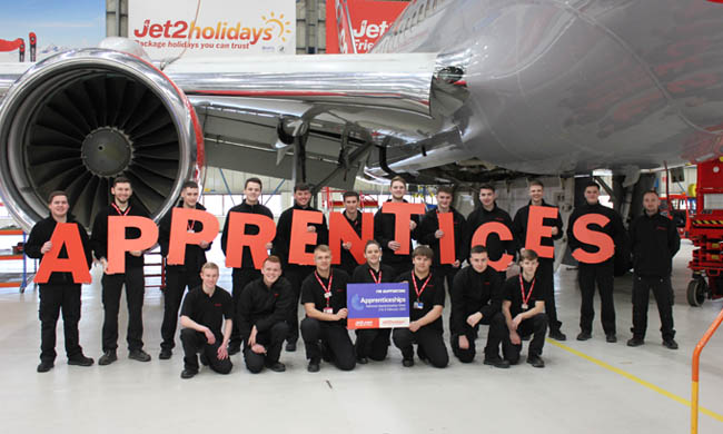 Jet2.com and Jet2holidays marks National Apprenticeship Week by ...